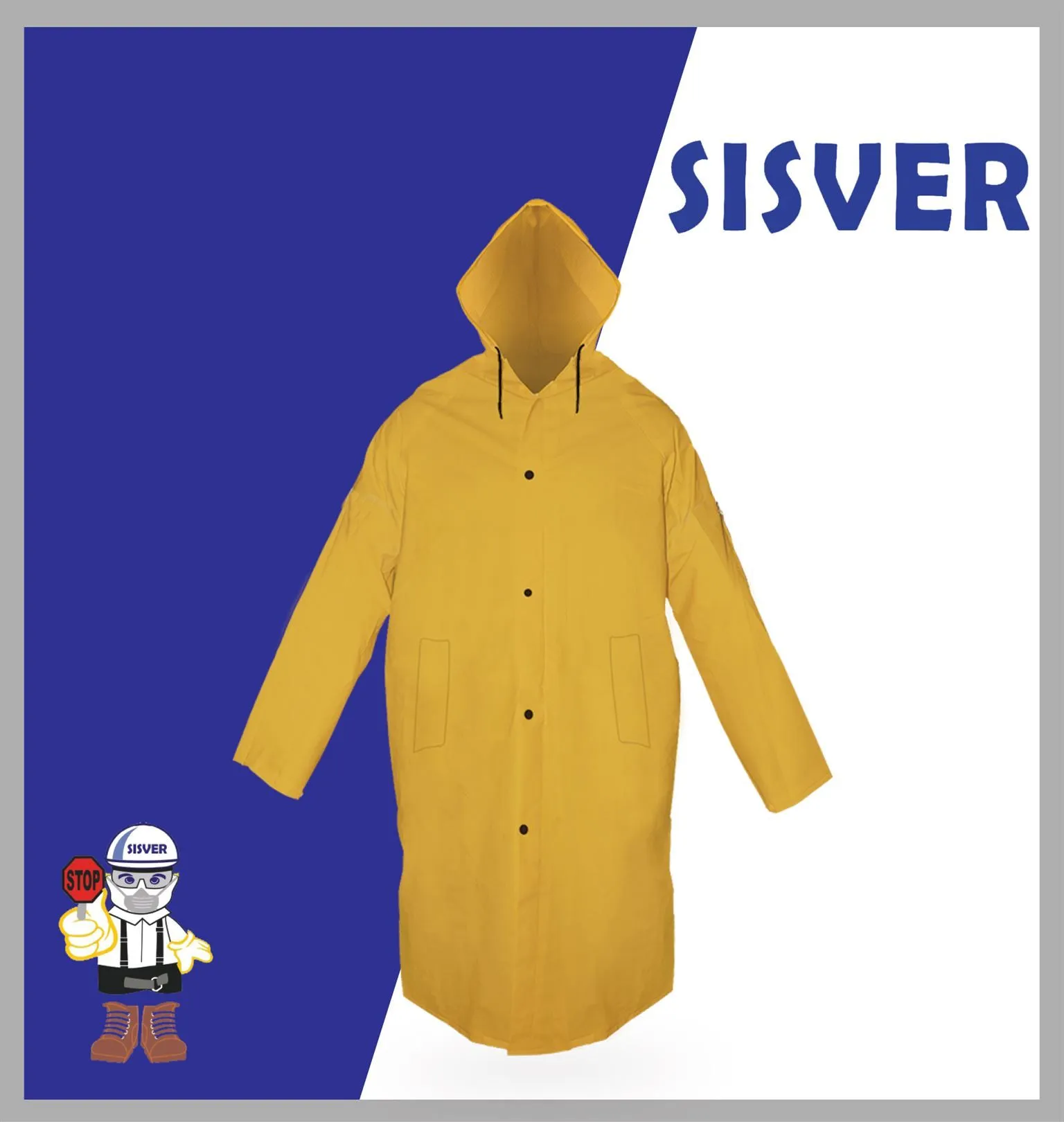 Impermeable Gabardina con capucha – SISVER